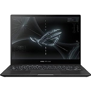 ASUS ROG Flow 13.4" Touchscreen Gaming Laptop - AMD Ryzen 9-16GB Memory - NVIDIA GeForce RTX 3050 Ti V4G Graphics - 1TB SSD - Off Black