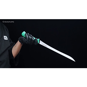 YOUSUNLONG Slicing Knife 12"(305mm) - Premium High-carbon molybdenum steel blade - Meat & Ham Slicer - Ergonomic & non-slip handle