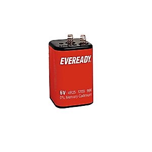 Eveready 4R25 6v Carbon Zinco Battery
