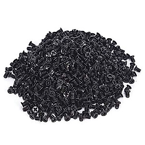100PCS 3.5" Hard Drive Tray for Computer Chassis Hard Disk Black Screw for Computer Chassis Hard Disk Screw for PC SCRW-041450