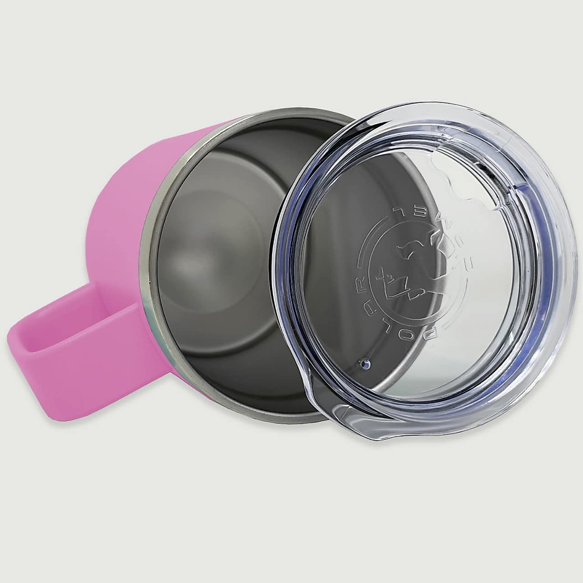 LaserGram 15oz Vacuum Insulated Coffee Mug, Bible Verse John 3:16, Personalized Engraving Included (Light Purple)