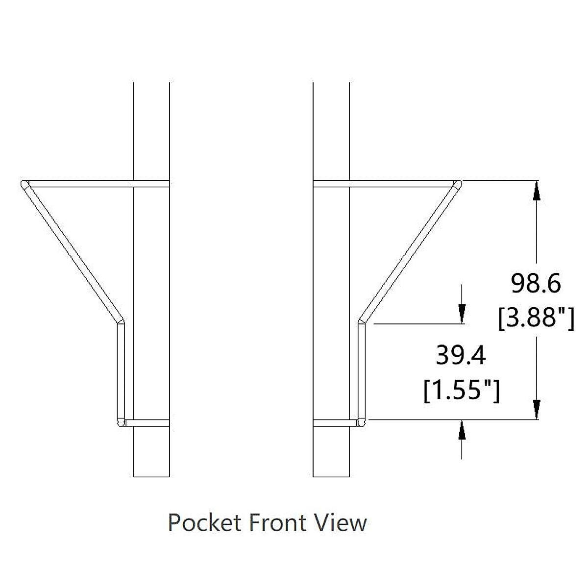 64 Adjustable Pockets Display Rack 5x7 7x5 up to 9.3" Wide X 8" Tall Cards, 1.27" deep Pockets, Double Tier Greeting Post Card Christmas Holiday Spinning Rack Stand Black 11603-M-DOUBLE
