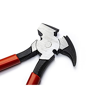 Crescent 10" Dipped Handle Heavy-Duty Solid Joint Fence Tool Pliers - 193410CVNN-05