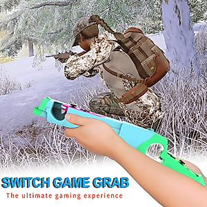 LYCEBELL Game Gun for Nintendo Switch Joy cons Switch Shooting Game Gun Controller Compatible with Switch Joy con Controller, 2 Pack
