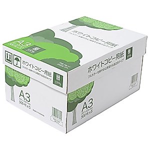 APP High White White Copy Paper, A3, 93% Whiteness, 0.09mm Thickness 2,500 Sheets (500 Sheets x 5 Books)