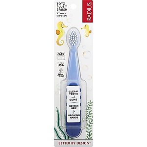 RADIUS Extra Soft Totz Plus Toothbrush, 1 EA