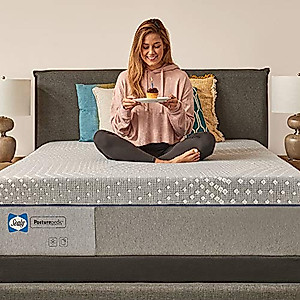 Sealy Posturepedic 13" Soft Memory Foam Mattress with Cooling Cover Technology, Adaptive Memory Foam Mattress for Pressure Relief, Queen