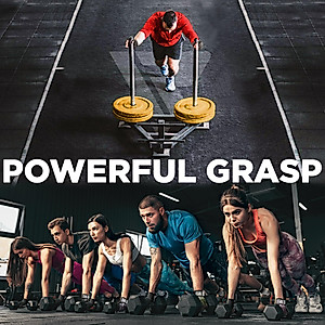 RDX Weight Lifting Gloves Fitness Workout, Anti Slip Padded Full Palm Protection, Ultra Ventilated, Bodybuilding Strength Training HIIT WOD Exercise, Half Finger Men Women Cycling Rowing Climbing