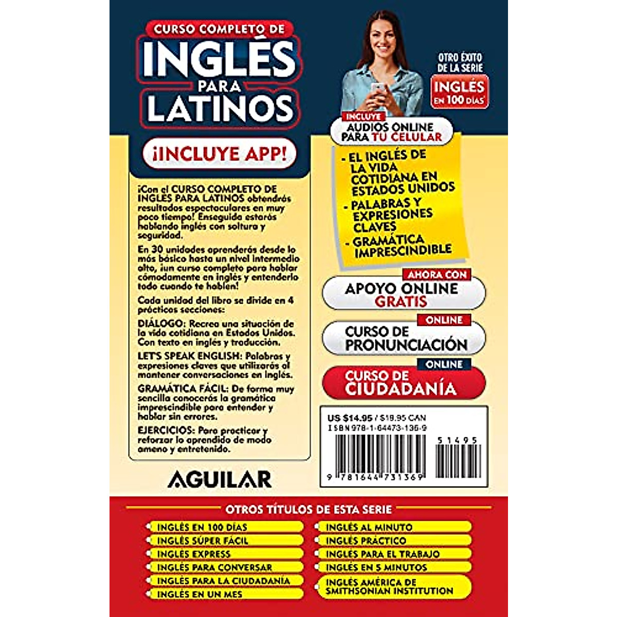 Inglés en 100 días. Inglés para latinos. Nueva Edición / English in 100 Days. The Latino's Complete English Course (Spanish Edition)
