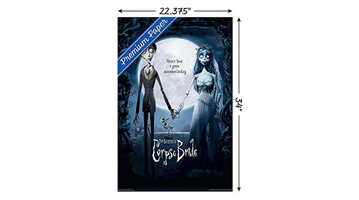 Tim Burton The Corpse Bride Poster - Premium 22.375" x 34" Wall Art