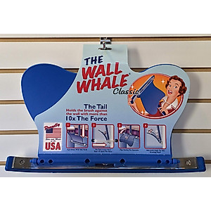 The Wall Whale Classic WW18Res Wall Whale 18" Swimming Pool Brush, Blue
