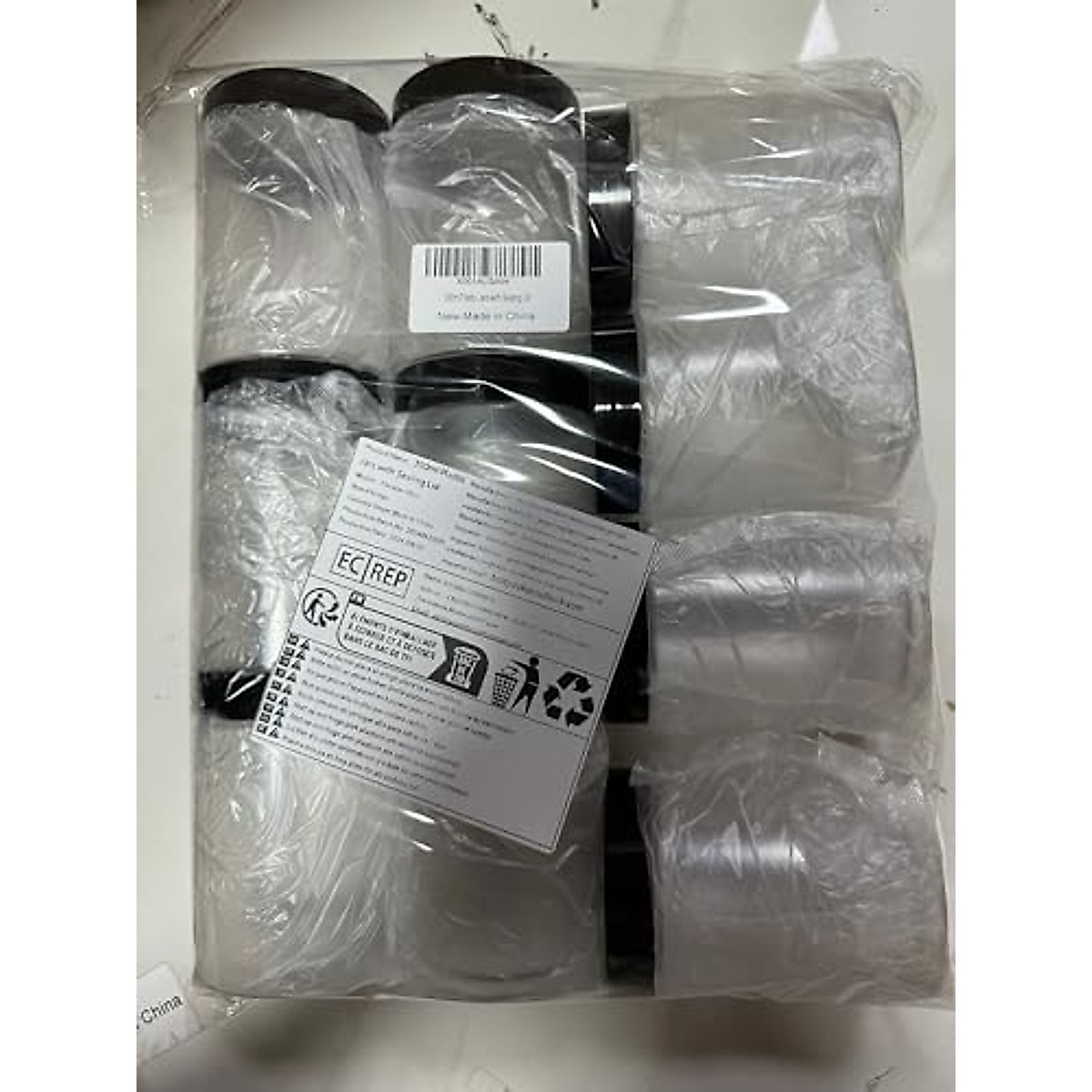 testyu 10 PCS Plastic Jars with Lids, 10 OZ Wide Mouth Jars with Airtight Lids, Clear Empty Slime Containers with Lids, Multipurpose Storage Jars for Home Kitchen Food Arts Crafts Cosmetic Sample