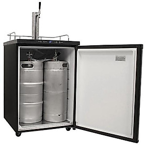 EdgeStar KC3000 Full Size Kegerator with Digital Display - Black