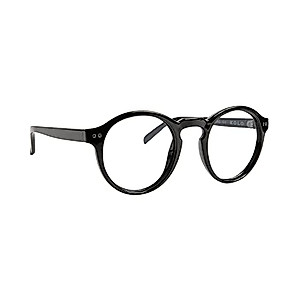 Kolo Harrison Premium Reading Glasses, Classic Round Style, Black, 2.5