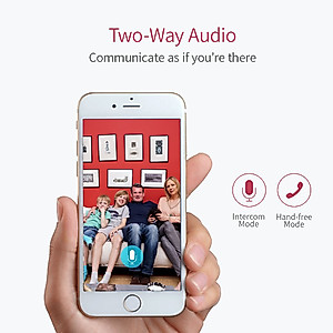 YI Home Security Camera, 1080p 2.4G WiFi IP Indoor Surveillance Camera with Night Vision, Motion Detection, Phone App, Pet Cat Dog Cam Works with Alexa and Google Assistance