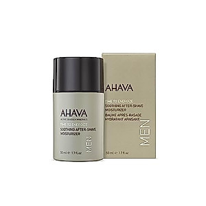 AHAVA Men's Soothing After-Shave Moisturizer - Light-absorbing Lotion to Calm, Hydrate & Relieve the Skin After Shaving, Enriched by Exclusive Osmoter & G-Force blend, Calendula & Hamamelis, 1.7 Fl.Oz