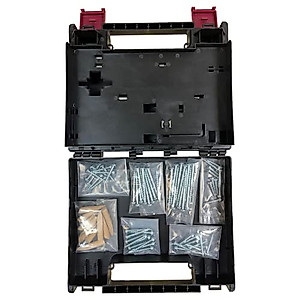 Milescraft 1325 Pocket Jig 200 - Complete Double/Twin Pocket Hole Jig Kit System. Easy to use, pocket hole drill guide, screw jig with all accessories.