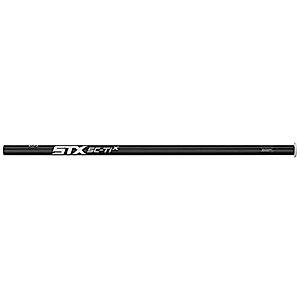 STX mens Sc-Ti Alloy Handle lacrosse shafts, Black, Attack Mid US