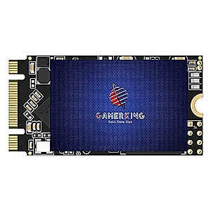 GAMERKING M.2 2242 SSD 256GB 3D NAND TLC SATA III 6 Gb/s, Internal Solid State Drive - Compatible with Desktop PC Laptop (2242 256GB)