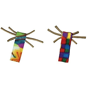 CAT DANCER Products Cat Chaser with Colorful Fleece, Interective Toy for Exercise (Pack of 6)