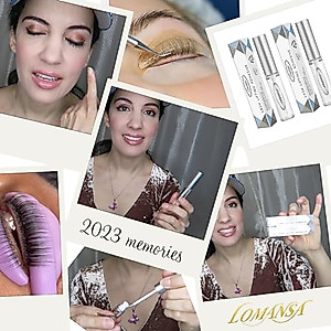 Lomansa Lash Lift Glue 2PCS, Eyelash Lift Glue Adhesive Perming Rod Strong Fix Glue for Lashes and Brows Curl