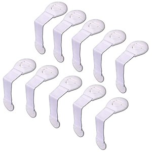 10 Pack Baby Safety Locks Child Proof Cabinets Drawers Appliances Toilet Seat Fridge and Oven Tools