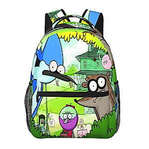 ORPJXIO Backpack Regular Anime Show Double Shoulder Bag for Unisex Laptop Bagpack Large Capacity Travel Backpack for Hiking Work Camping