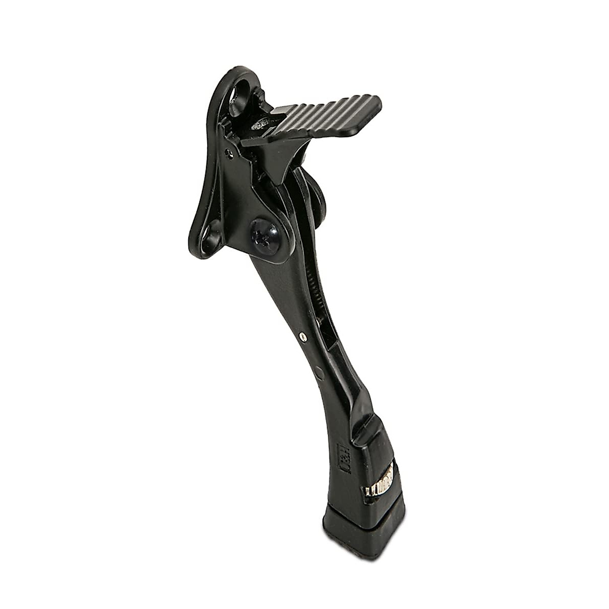 HOME&I Easy Pedal Kick Down Door Stop Stopper Easy Step Door Kick Doorstop,Premium Quality,Height-Adjustable Rubber Foot,4 Inch (4 inch-Black)