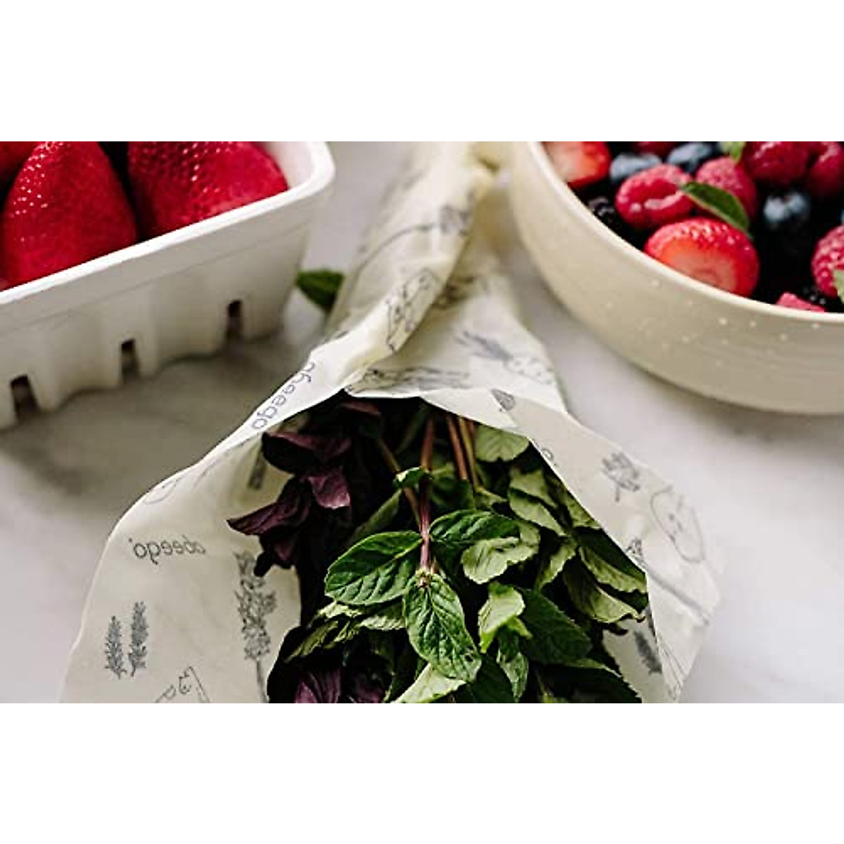 Abeego, The Original Beeswax Food Storage Wrap - Set of Two 13" Natural Square Sheets