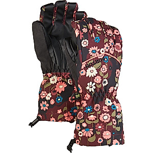 Burton Kids' Profile Glove, Flower Camo, X-Large
