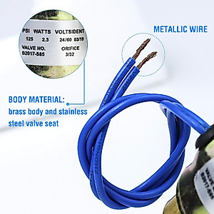 Humidifier Water Solenoid Valve by AMI PARTS-4040 Replacement Humidifier Valve-24V 2.3W-B2015-S85 B2017-S85 220 224 400 400A-Blue