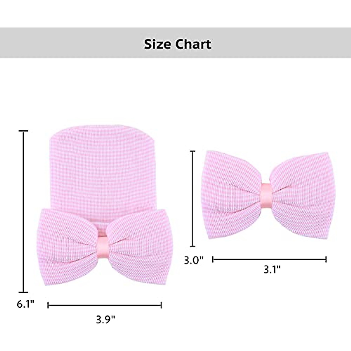 Zmart Baby Hats Newborn Hats for Girls Preemie Hats Infant Newborn Beanie Baby Girl Beanie, Baby Girls' Hats & Caps Newborn Hat with Bow