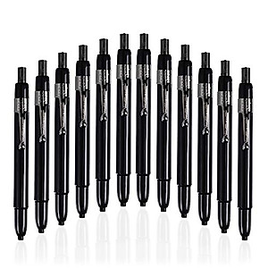 Listo 1620 - Box of 12 - BLACK COLOR - China Markers/Grease Pencils/China Marking/Pencils/Wax Pencils - Made in USA