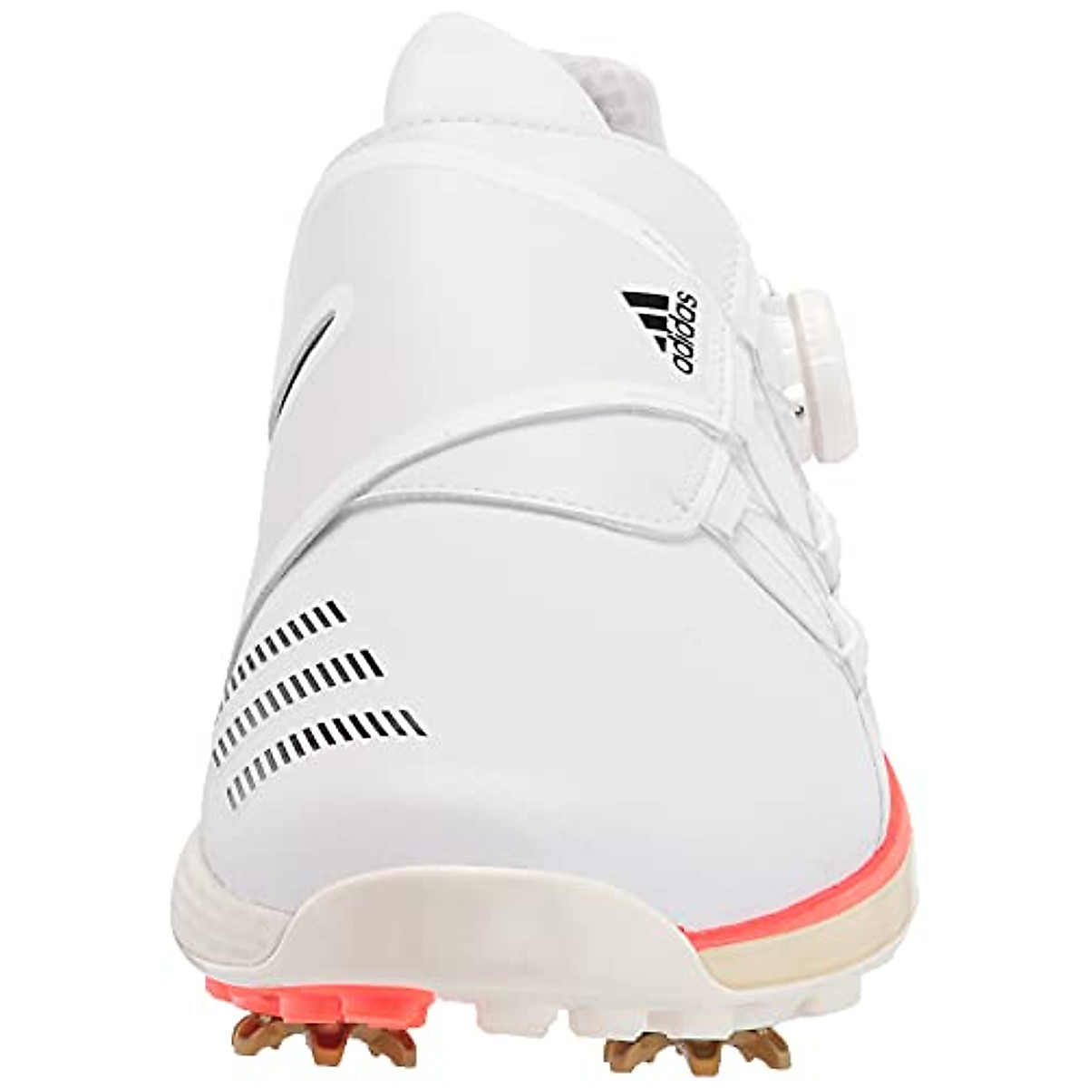 adidas Women's ZG21 BOA Golf Shoes, Footwear White/Core Black/Solar Red, 11