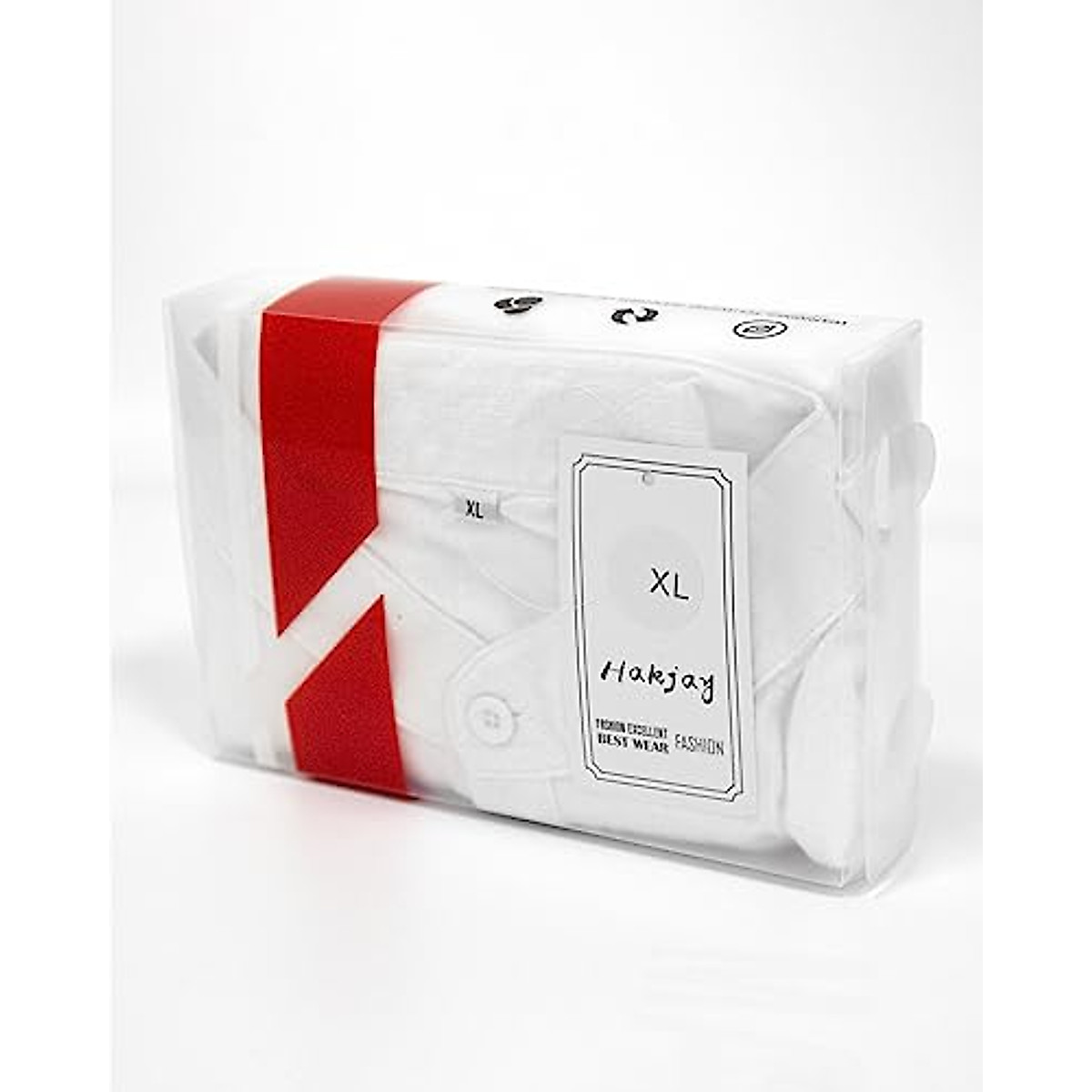 Hakjay Cotton Linen Shirts for Men Casual Shirts Long Sleeve Henley Beach Shirts Hawaiian T Shirts for Men White Large