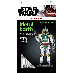 Metal Earth Premium Series Star Wars Boba Fett 3D Metal Model Kit