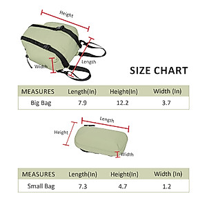 Wjustforu Hiking Backpack with Multiple Pockets for Men Women Lightweight Water-Resistant Travel Essentials Perfect for Camping Biking Yoga Mini Backpack Fanny Bag Set Grey Blue