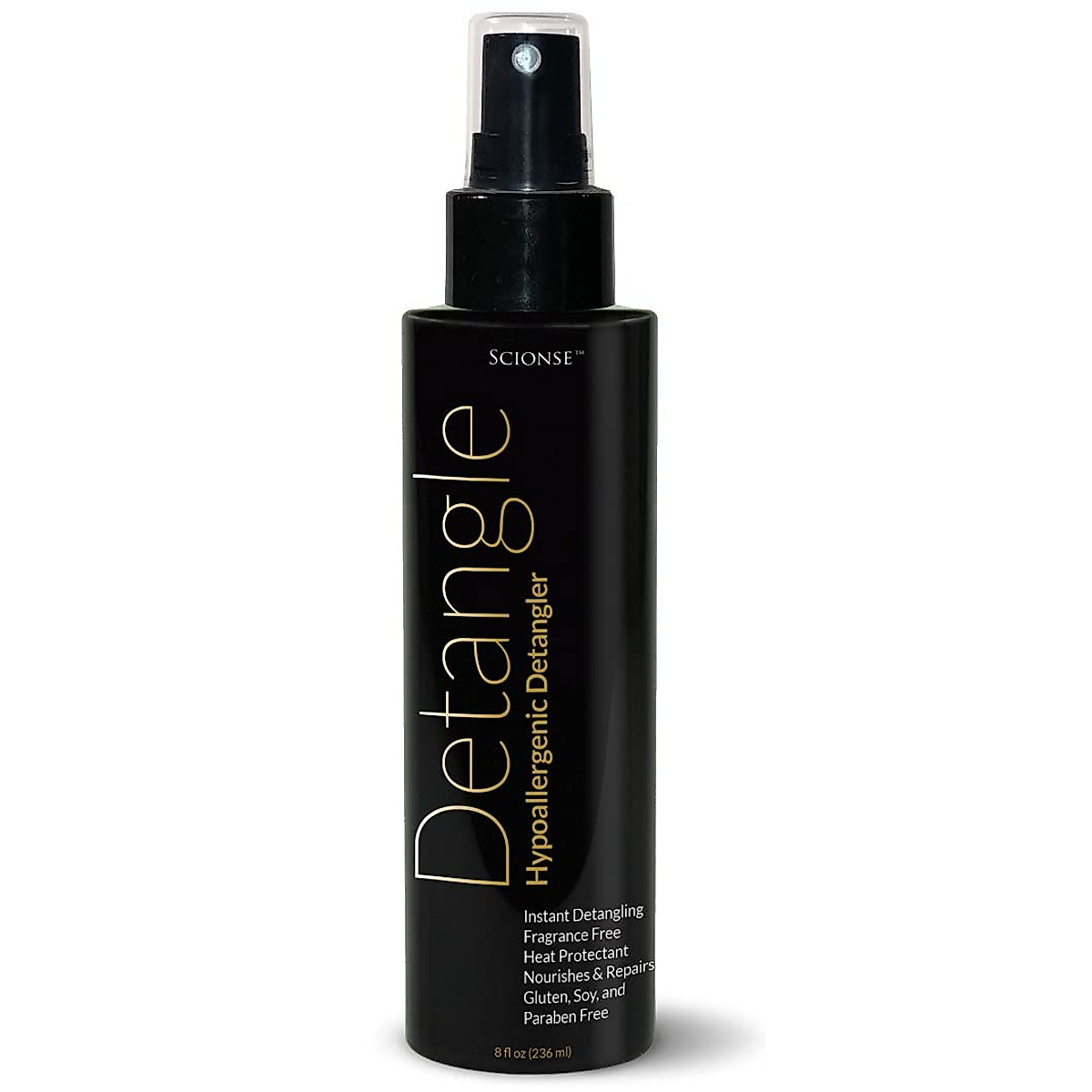 SCIONSE Hypoallergenic Detangle, Fragrance Free, Unscented, Heat Protectant- Detangler and Leave-in Conditioner