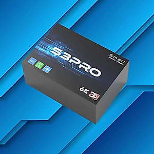 New 2022 Android TV Box S3 Pro, Android 9 with Voice Command Remote
