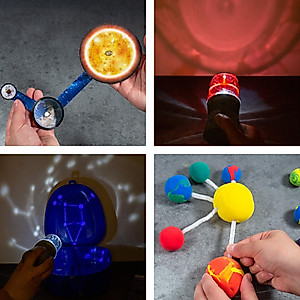 The Young Scientists Club Space Adventures Pack, STEM Kit, 13 Educational Activities, Includes Reusable Backpack, Space Navigator, DIY Constellations, Space Card Game & More, Multi (204755)