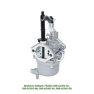 BOSFLAG 20B-62302-30 Carburetor Replaces Subaru Robin 20B-62302-20,20B-62302-10,22G-62302-00,22G-62301-00 for Robin Subaru E40 14HP E400D E400DS E400SE RG7500 PK401T Engine Generators