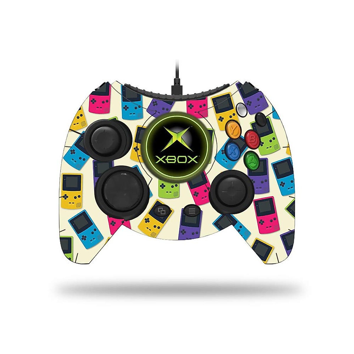 MightySkins Skin Compatible with Microsoft Xbox One Hyperkin Duke Controller - Game Kid Color Tile | Protective, Durable, and Unique Vinyl wrap Cover | Easy to Apply and Remove | Made in The USA