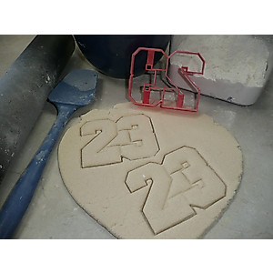 INSPIRED BY NUMBER 23 BASKETBALL LEGEND COOKIE CUTTER MADE IN USA PR4462
