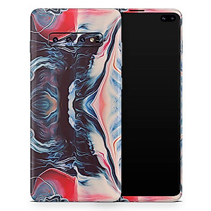DesignSkinz Liquid Abstract Paint Remix V23 Protective Vinyl Decal Wrap Skin Cover Compatible with The Samsung Galaxy S20 (Screen Trim & Back Glass Skin)