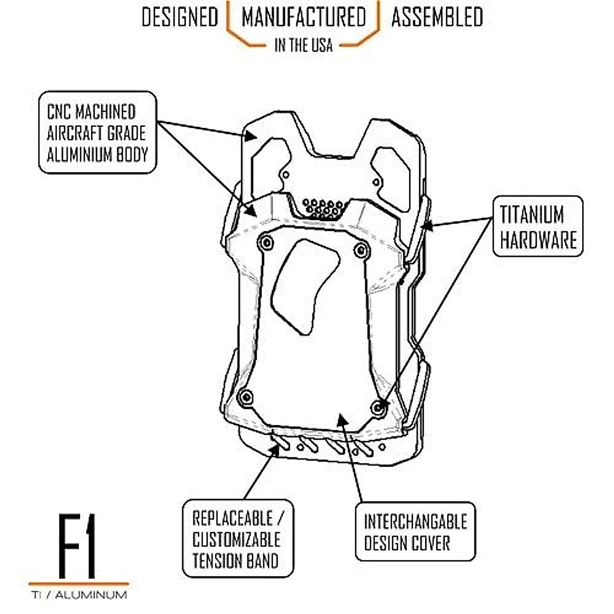 Wallet for Men and Women Slim Aluminum Metal - RFID Blocking, Holds up 12 Cards with Cash Clip. Ultra - Thin Minimalist Wallet (Black Carbon Fiber)