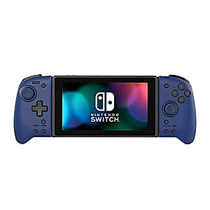 Hori Nintendo Switch Split Pad Pro (Blue) Ergonomic Controller for Handheld Mode - Officially Licensed By Nintendo
