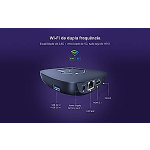 BOMIX Brazil H7 WiFi Video Player, 4K HD Image Quality, 2GB Memory and 16GB Storage, OS Android 9, Bluetooth Available, Multi-Language