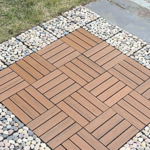 1Pcs Decoration of Household Splicing Solid Wood Flooring, Terrace, Courtyard, Outdoor Ground, Balcony Renovation