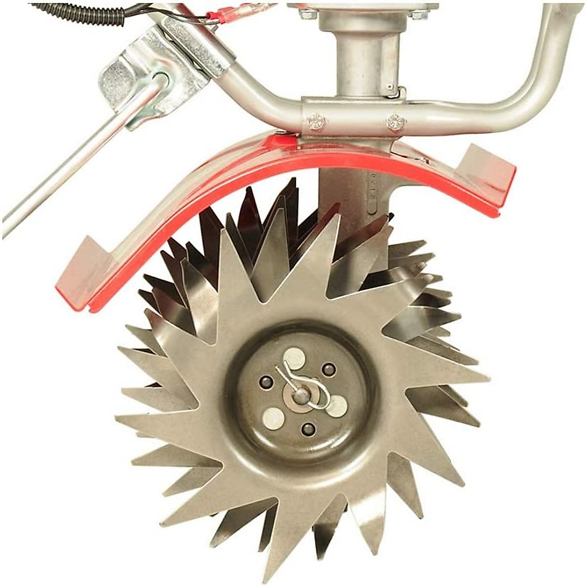 Mantis 7566-12-02 Deluxe XP 4-Cycle Tiller with Kickstand, 16-Inch