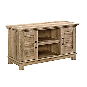 Sauder Garden Villa TV Stand, L: 47.32" x W: 18.82" x H: 25.47", Orchard Oak Finish